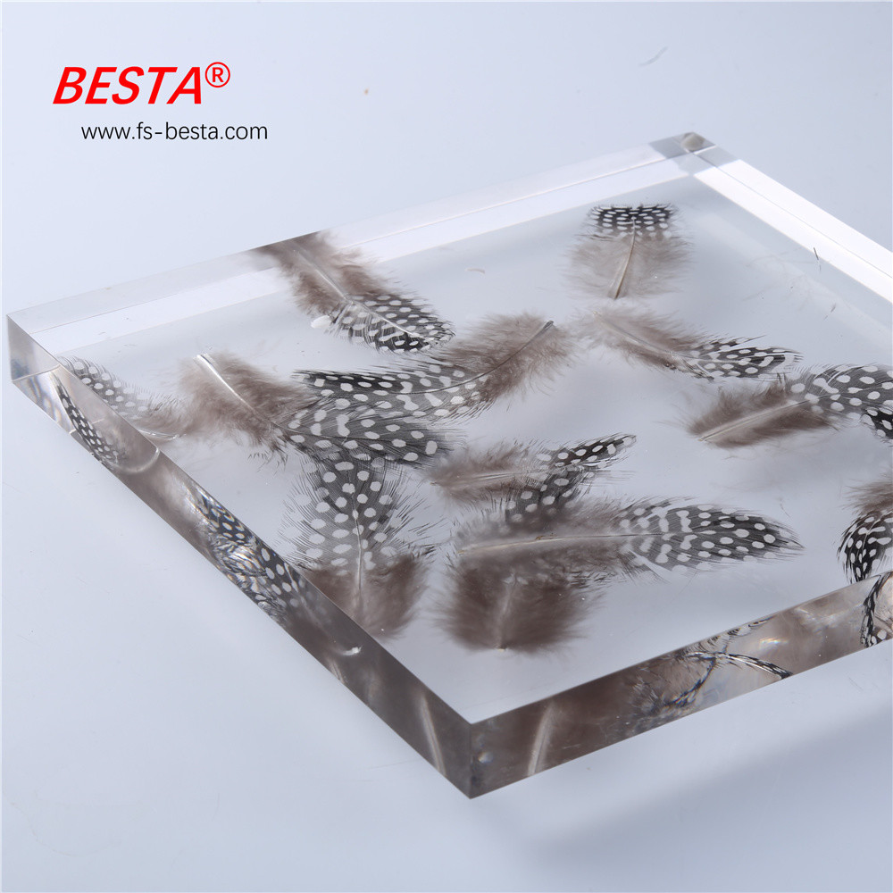Feather Cast 15mm acrylic sheet High Gloss decorative plexiglass panels ...