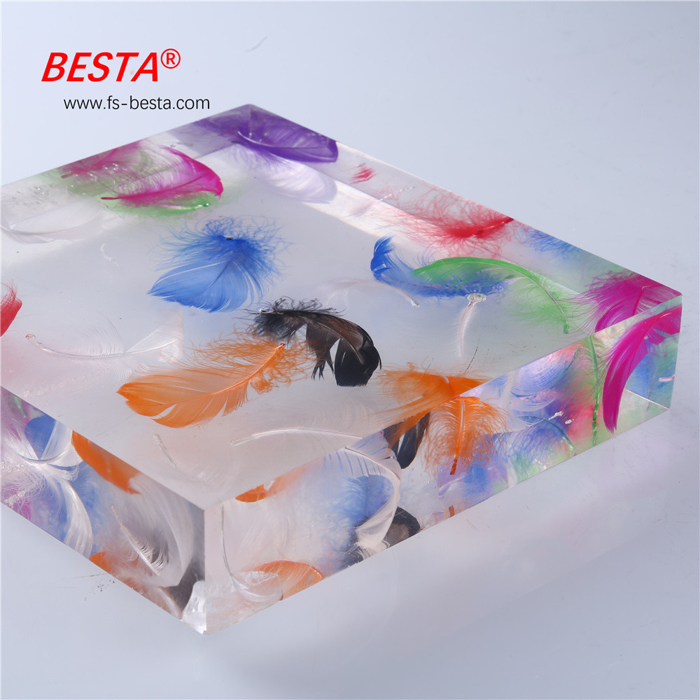 Feather Cast 15mm acrylic sheet High Gloss decorative plexiglass panels ...