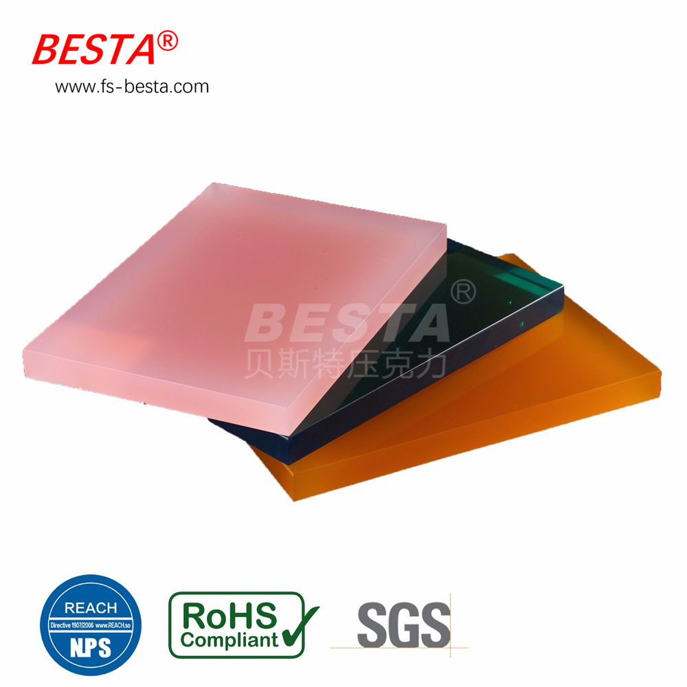 PMMA Cast Colored Acrylic Sheets Acrylic Led Sign Board 4ft X 8ft