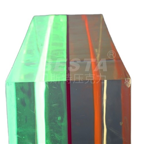 4x6feet Double Layer Acrylic Sheet 2Color High Light Transmission